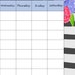 Printable Floral Homeschool Planner. Lesson Plans Schedules - Etsy