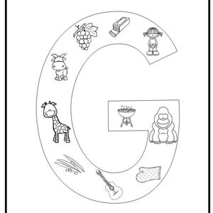 26 Printable Beginning Sounds Color Worksheets. Preschool-kdg Phonics ...