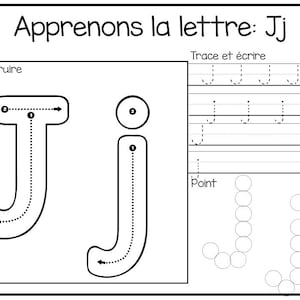 Let's Learn the Letters in French-build, Trace and Write, and Dot ...