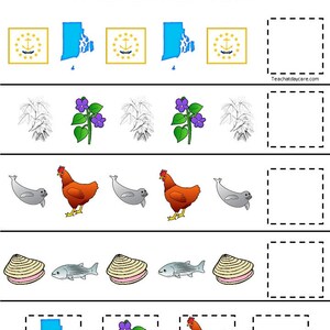 30 Rhode Island State Symbols Themed Learning Games Download. ZIP File ...