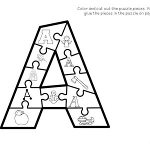 Uppercase Alphabet Fun With Letters Worksheets. Puzzles & Letter ...