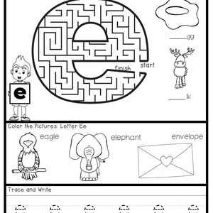 Lowercase Alphabet Maze Craze Worksheets. Preschool-kindergarten ...