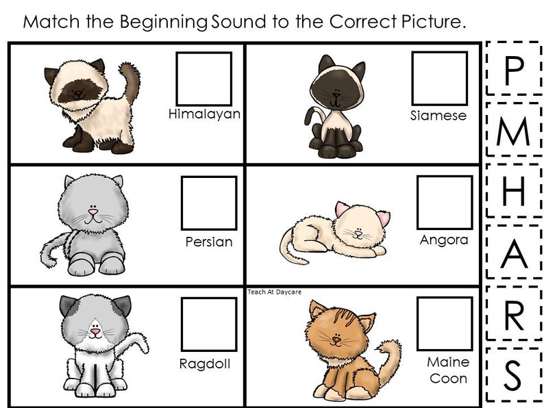 30 Printable Cats Preschool Educational Games Download. Games - Etsy