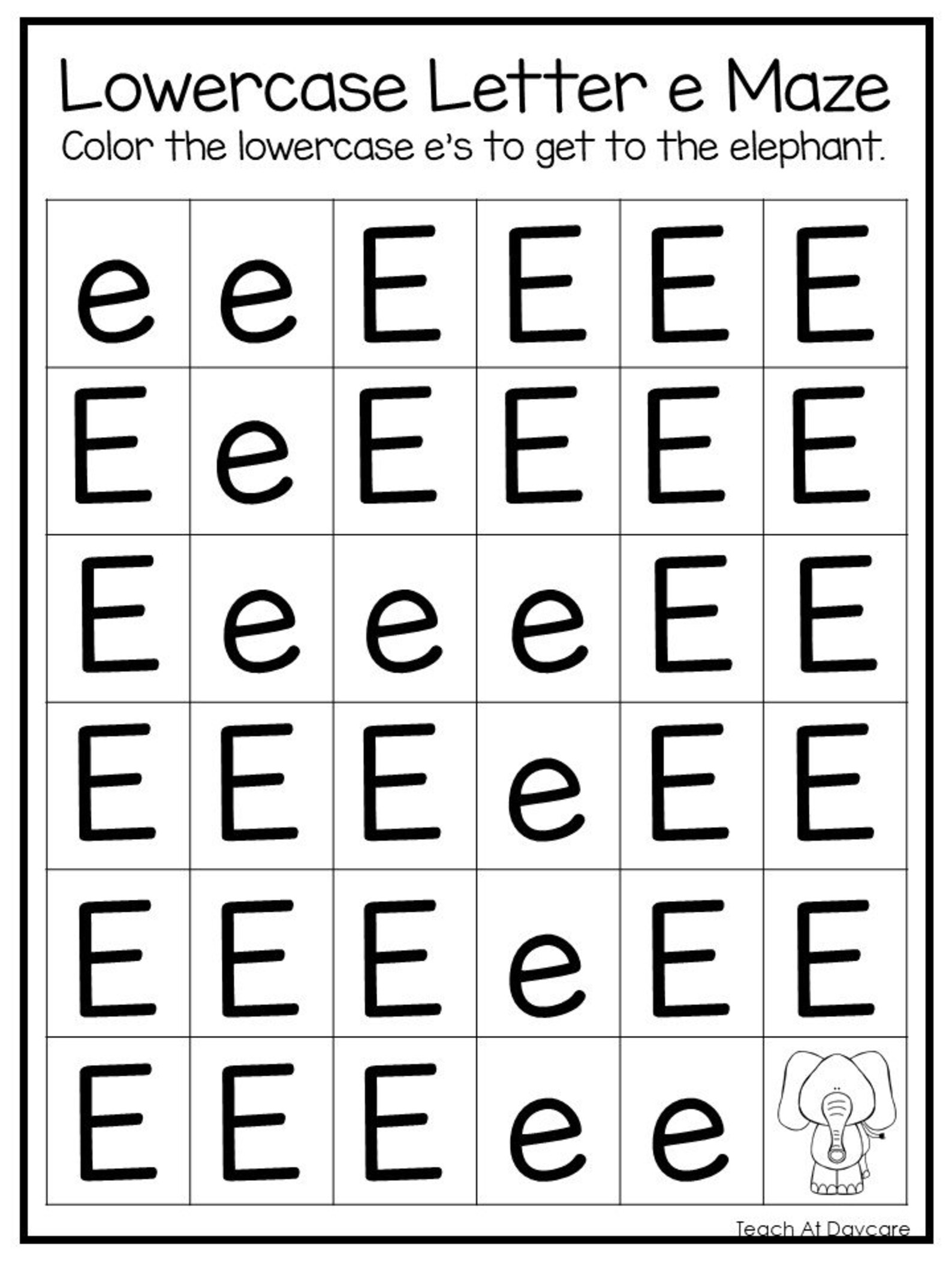 26 Lowercase Letter Maze Worksheets. Preschool-Kindergarten | Etsy
