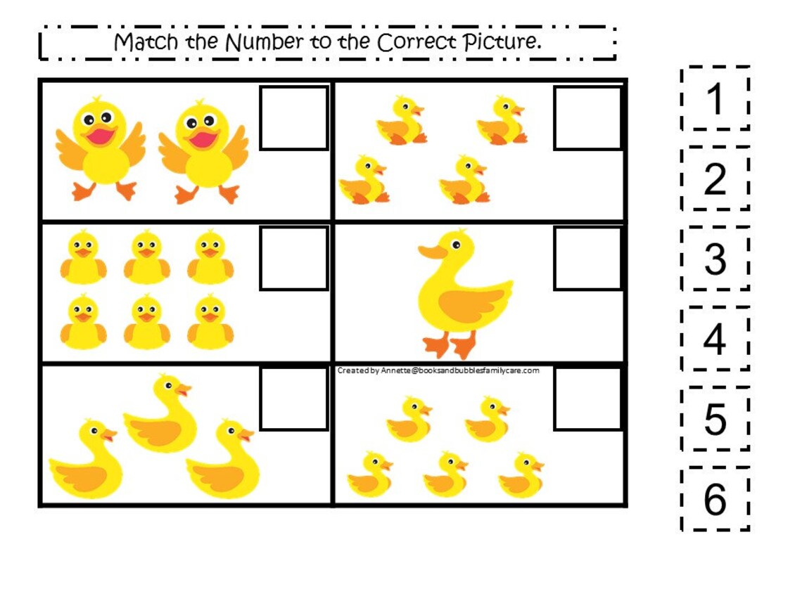 30 Ducks at the Pond Preschool Educational Learning Games - Etsy