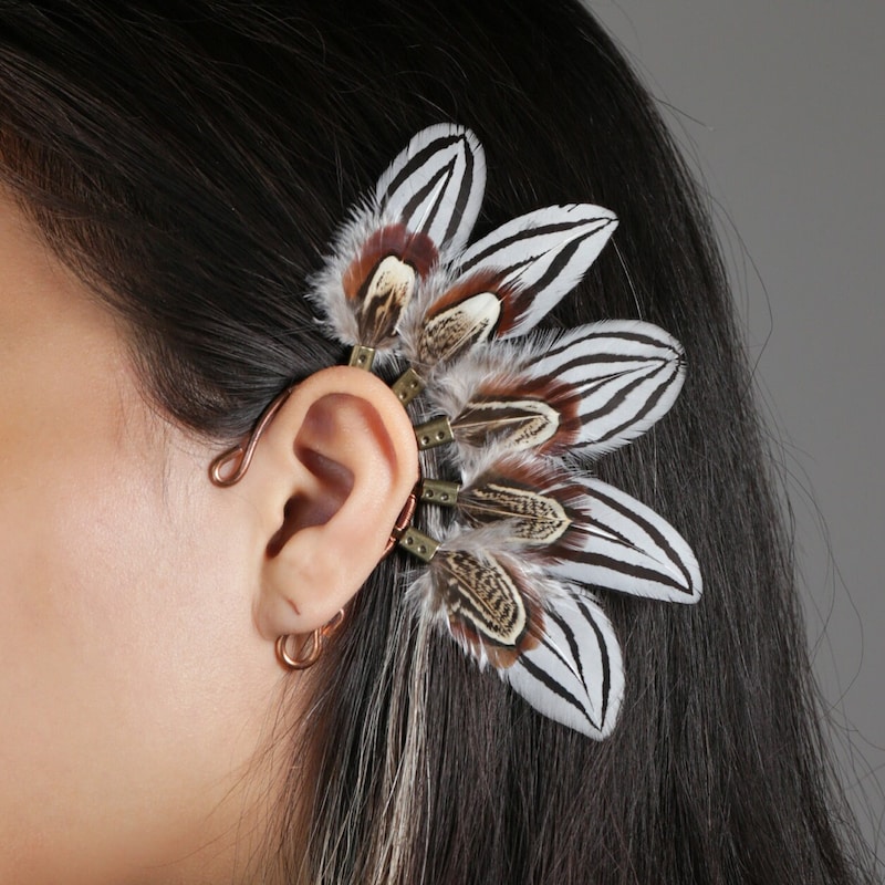 Feather Ear Cuff - Etsy