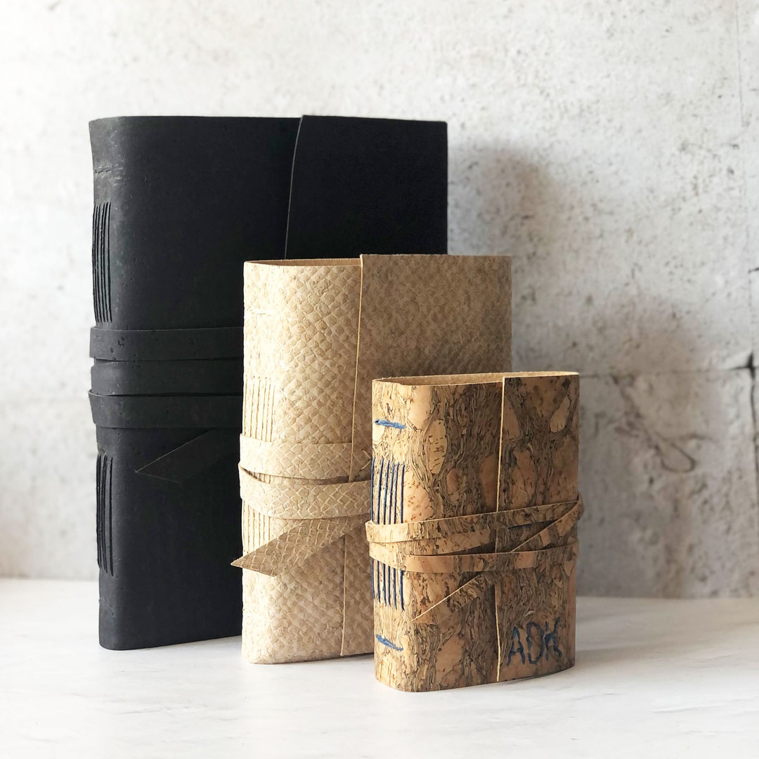 Faux Leather Journal, Cork Journal, Vegan Journal, Eco Friendly Gifts ...