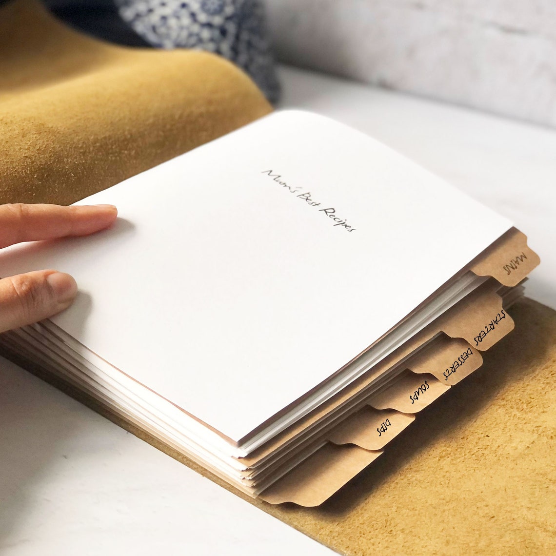 Page Tab Dividers Add on to Add Divider Pages to Any A5 or | Etsy