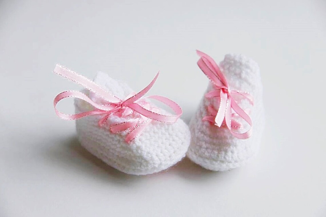 Personalized Custom Name Baby Shoes Crochet Newborn Girl - Etsy