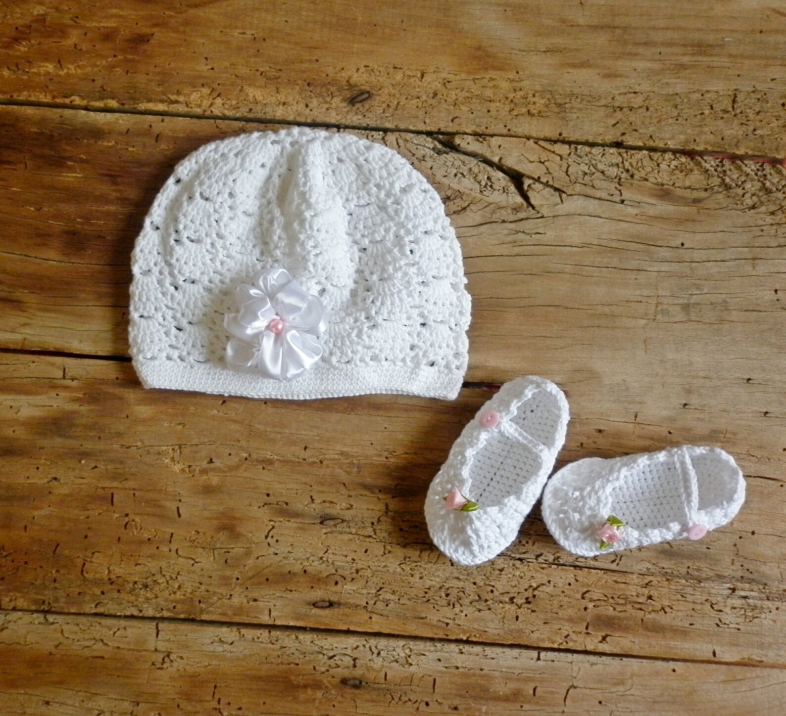 White Baby Girl Set Organic Cotton Baby Clothes Knitted Baby - Etsy