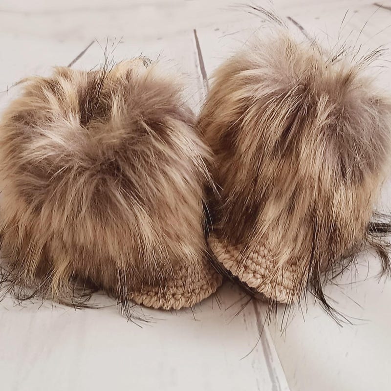 Baby Black Boots Knitted - Etsy