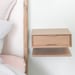 Oak Floating Bedside Table - Etsy Canada