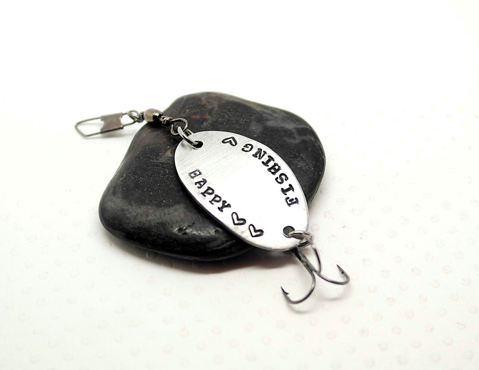 Hand Stamped Personalized Fishing Lure Fish Lover custom - Etsy