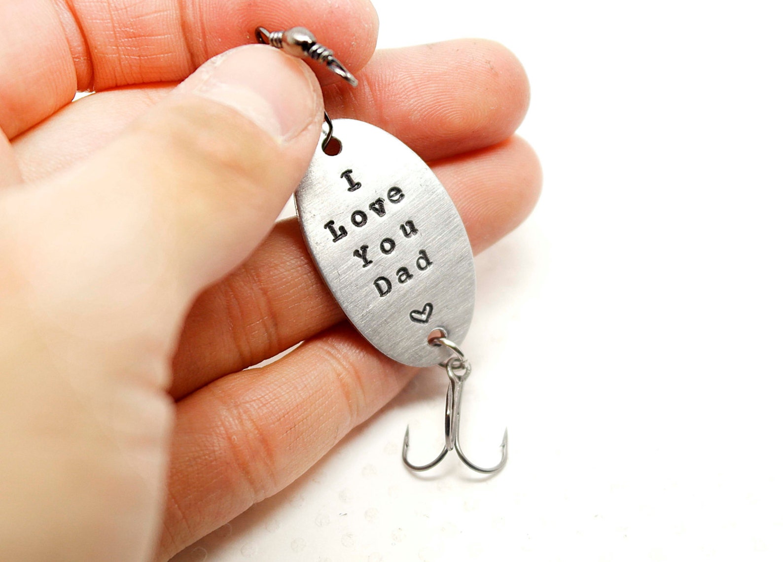 Hand Stamped Personalized Fishing Lure Fish Lover custom - Etsy