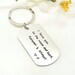Dog Tag Key Chain Personalized Hand Stamped Keychain Custom - Etsy