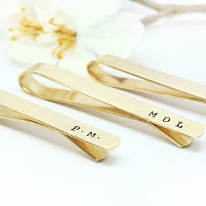 Custom Tie Clip- Personalized Tie Pins, Gift Ideas, Groom's Gift ...
