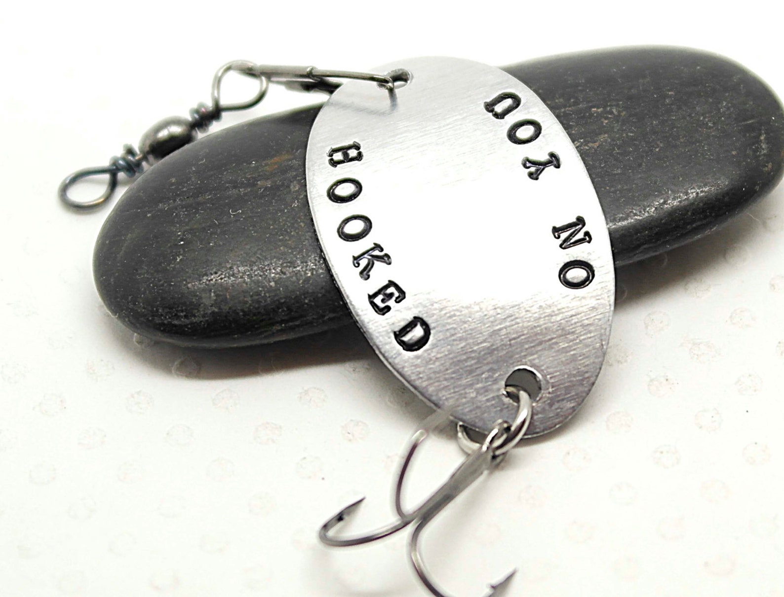 Hand Stamped Personalized Fishing Lure Fish Lover custom - Etsy