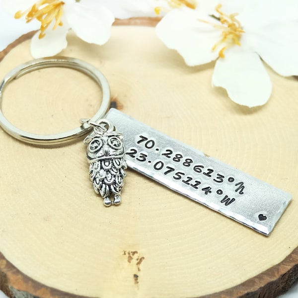 Owl Keychain - Etsy