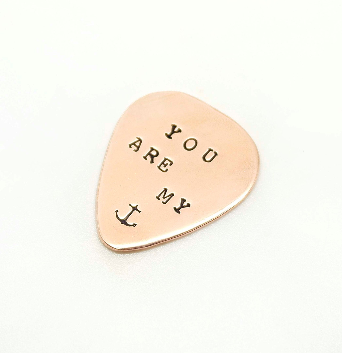 Personalized Guitar Pick Customized Hand Stamped Copper - Etsy