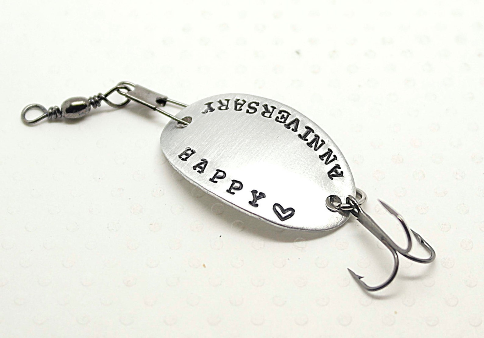 Hand Stamped Personalized Fishing Lure Fish Lover custom - Etsy