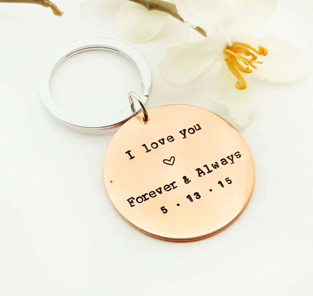 Copper Keychain, Personalize Key Chain, Customized Keychains - Hubby ...