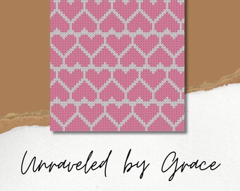 Checkered Smiley Face C2C Throw Blanket - Corner to Corner Pattern ...