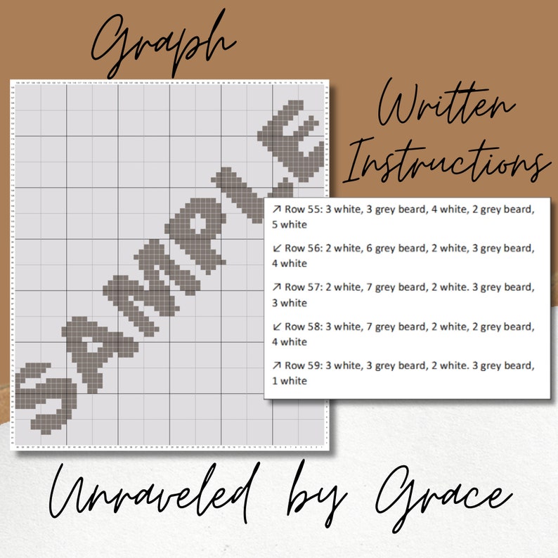 Checkered Smiley Face C2C Throw Blanket - Corner to Corner Pattern ...