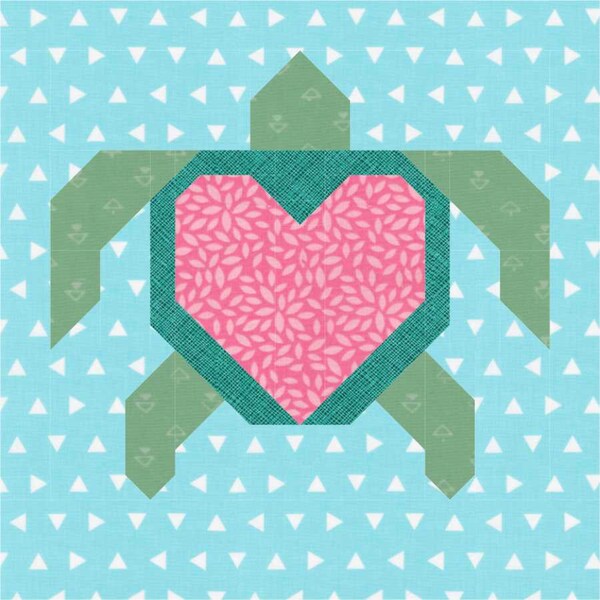 Turtle Quilt Pattern - Etsy