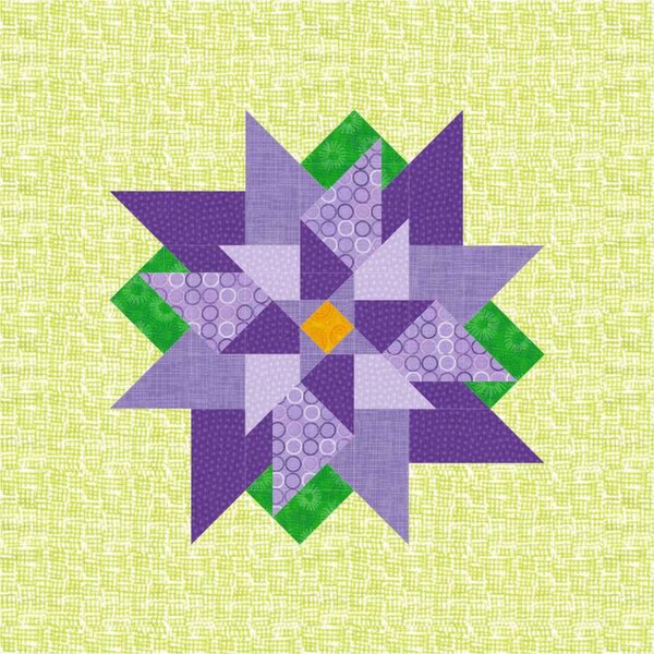 Flower Quilt Pattern - Etsy