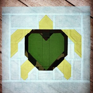 Sea Turtle Quilt Block Pattern PDF Sewing Pattern - Etsy