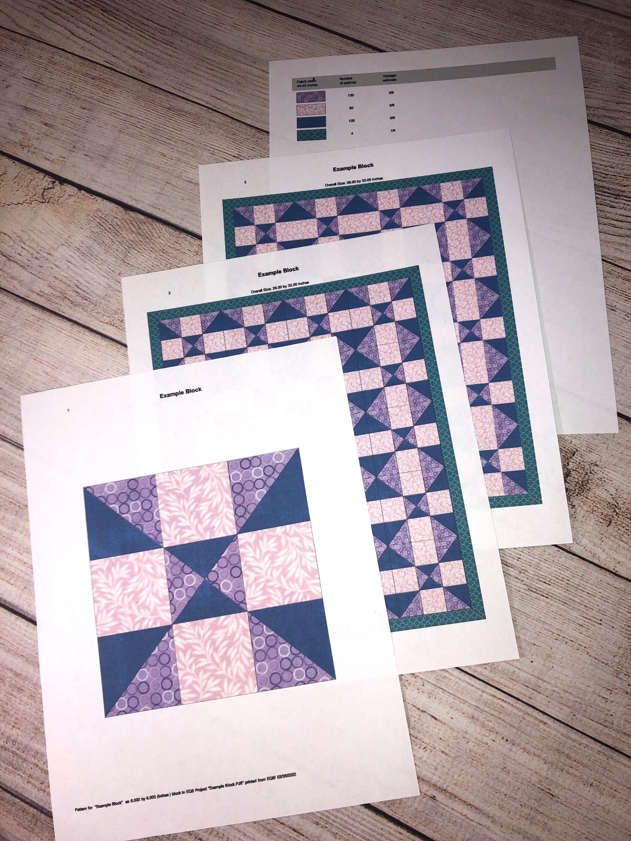 Popsicle Quilt Block Pattern PDF Sewing Pattern Digital - Etsy Australia