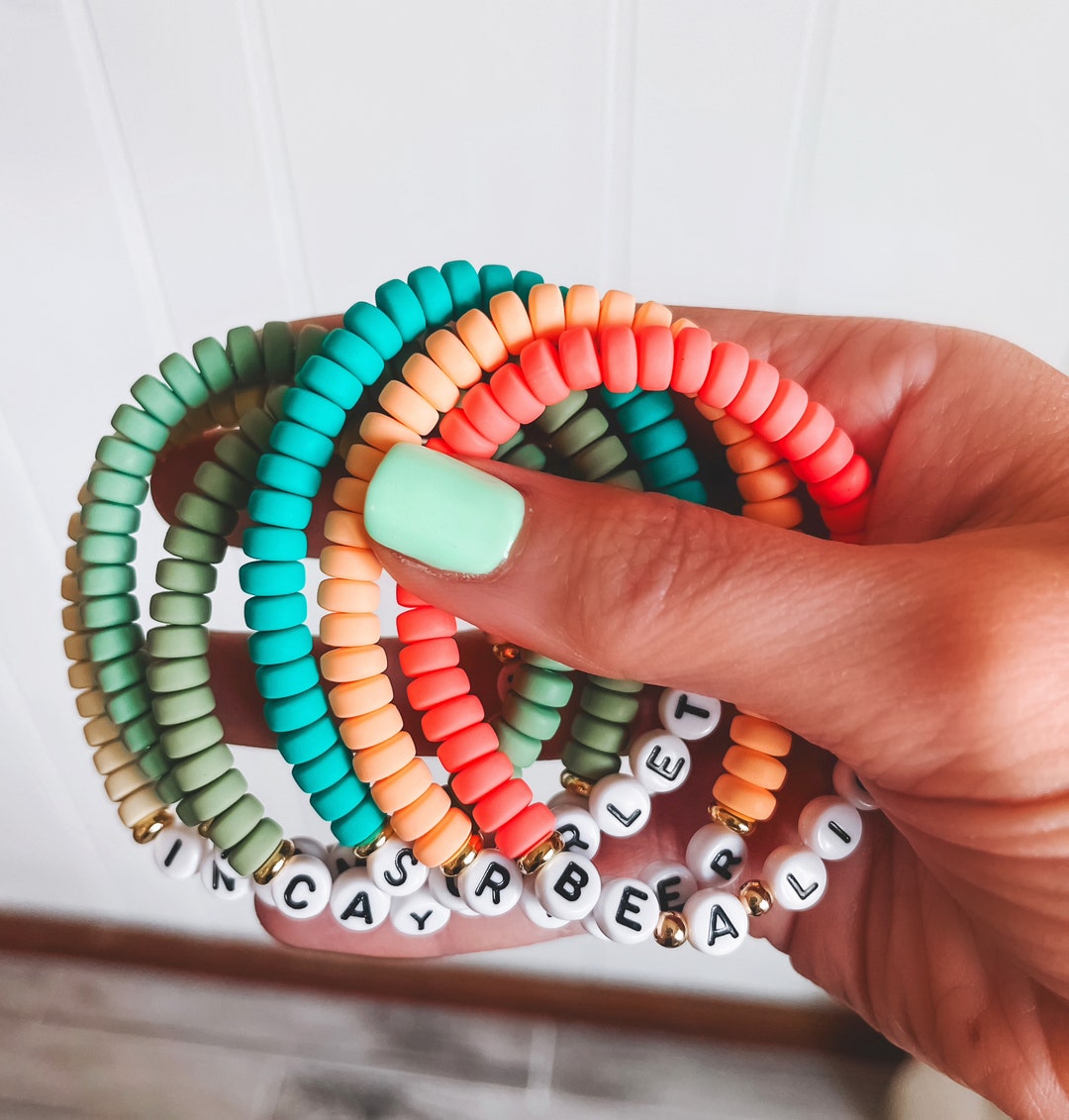Summer Time Bracelets, Letter Bracelets, Name Bracelets, Beaded ...