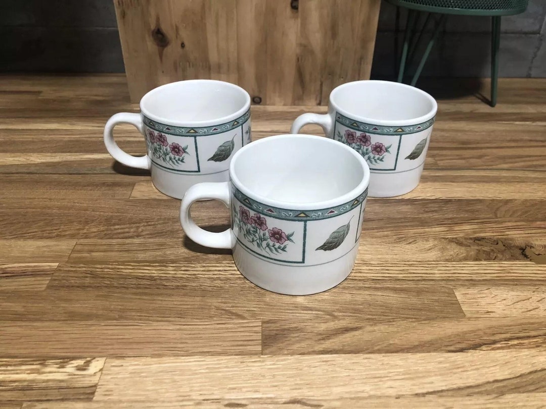 RARE Vintage Majesticware by Oneida "chelsea Square" Set of 3 Stoneware ...
