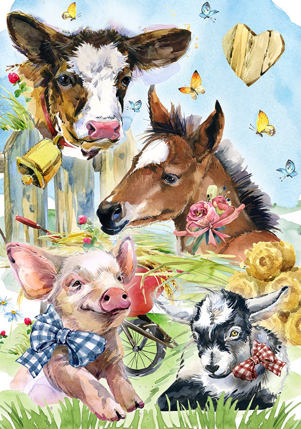 ANIMAL PORTRAITS - Animals Rice Paper for Decoupage Size A4 - Etsy