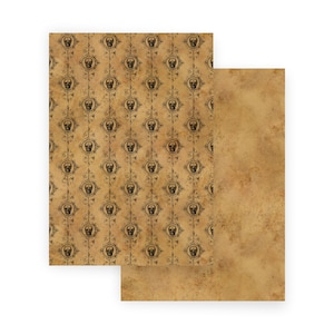 Scrapbooking Paper VINTAGE HALLOWEEN 10 Double Sided Sheets Craft Paper ...