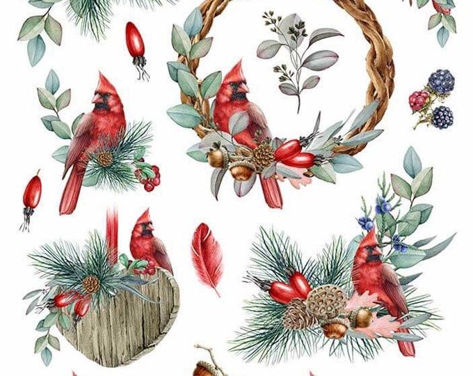 Decoupage Central, Holiday, Cardinals, Christmas, Squares, Vintage ...