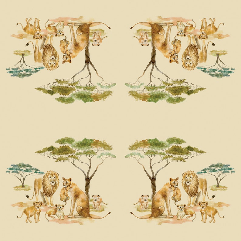 SAFARI LIONS Decoupage Paper Napkins Zoo Napkins Lion - Etsy