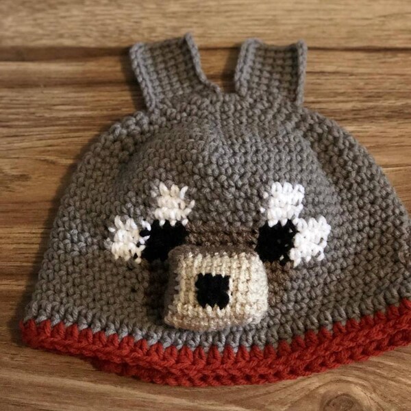 Crochet Wolf Hat - Etsy