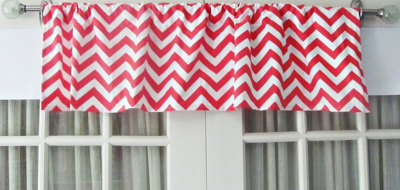 Coral Valance. Chevron Valance. Zigzag Valance .curtain Valance. Coral ...