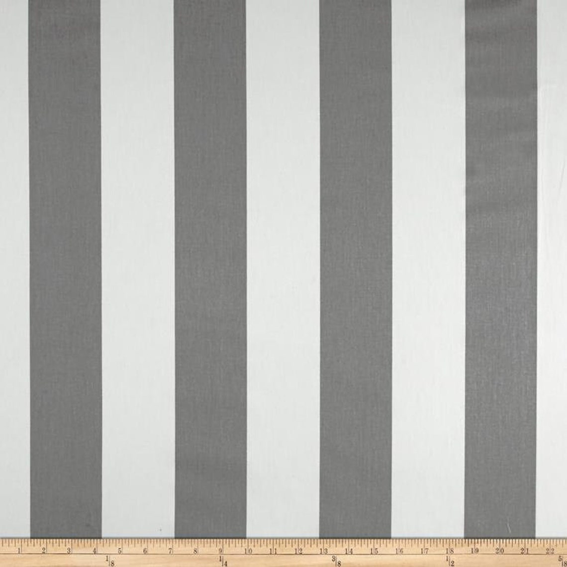 Grey Striped Valance.gray Trellis Valance .curtain | Etsy