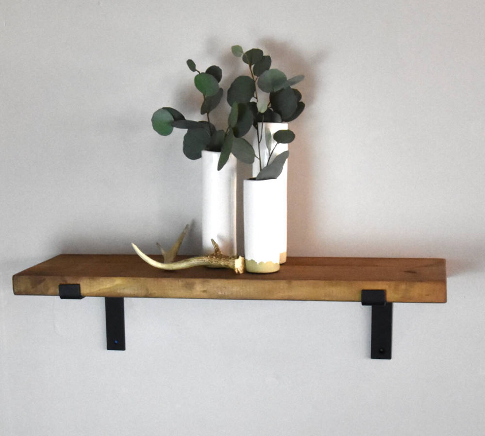 Rustic Industrial 7.25 Deep Floating Shelves L Shaped - Etsy