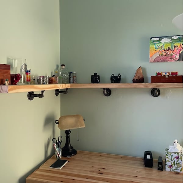 Corner Pipe Shelf - Etsy