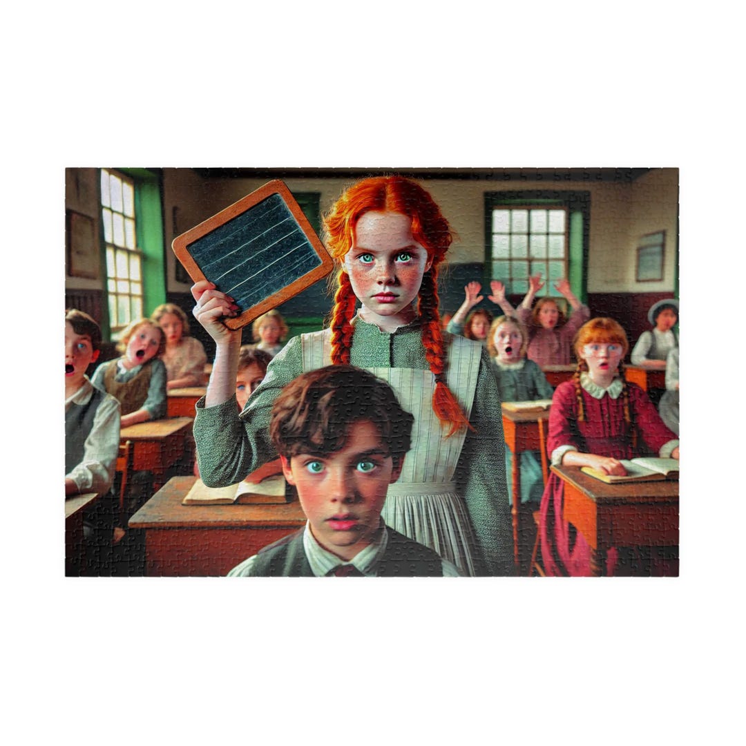 Anne of Green Gables: 12 Anne Breaks Her Slate Over Gilberts Head ...