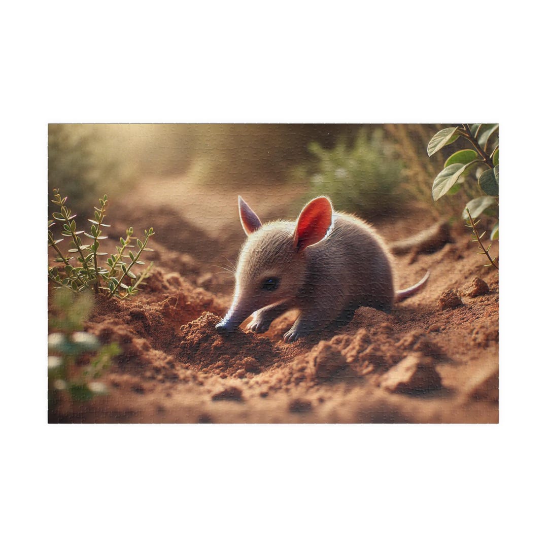 NATURE'S LITTLEST WONDERS Baby Aardvark Digging in the Dirt Jigsaw ...