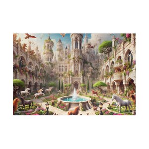 THE NEVERENDING STORY 37 the Ivory Tower Courtyard Jigsaw Puzzle- 110 ...