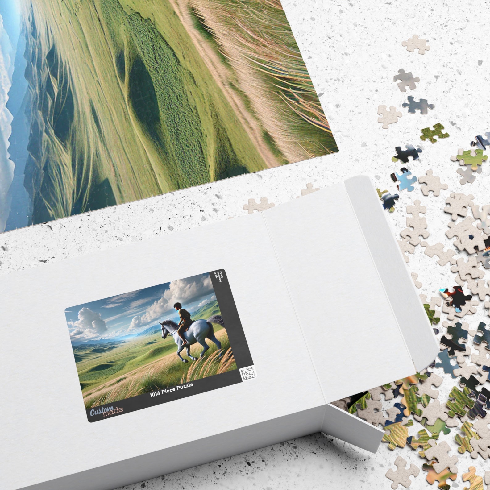 THE NEVERENDING STORY 11 Atreyu Crosses the Plains of Passage Jigsaw ...