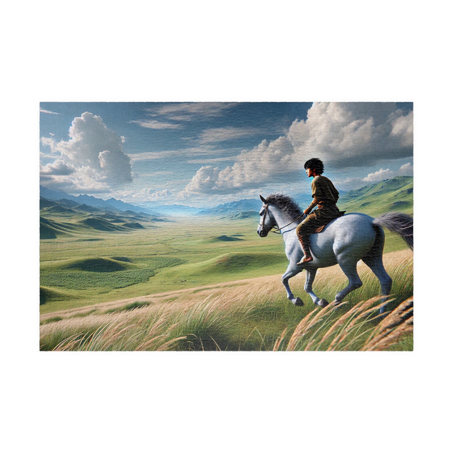 THE NEVERENDING STORY 11 Atreyu Crosses the Plains of Passage Jigsaw ...