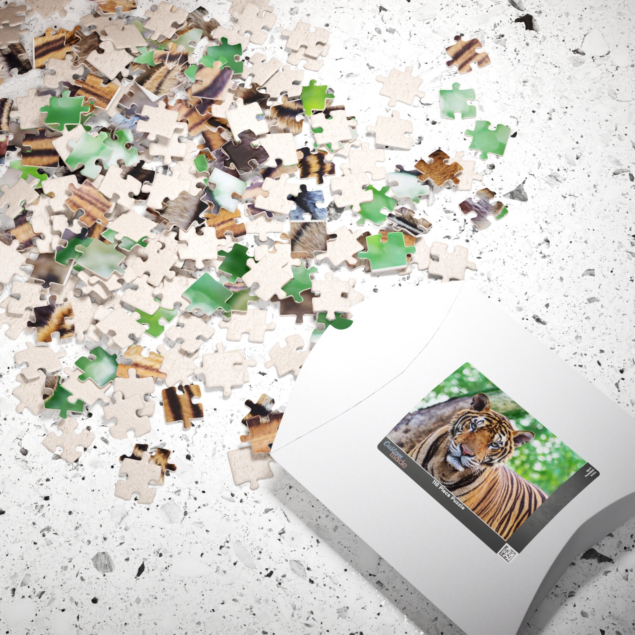 BENGAL TIGER Puzzle 110, 252, 520 and 1014 Piece Options - Etsy