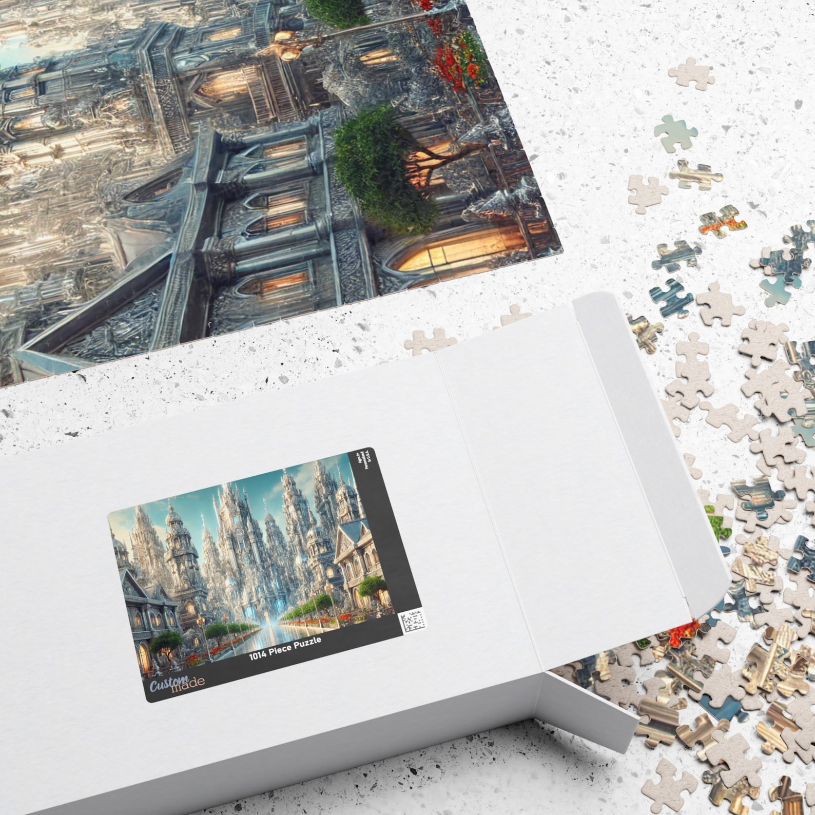 THE NEVERENDING STORY 34 the Silver City of Amarganth Jigsaw Puzzle ...