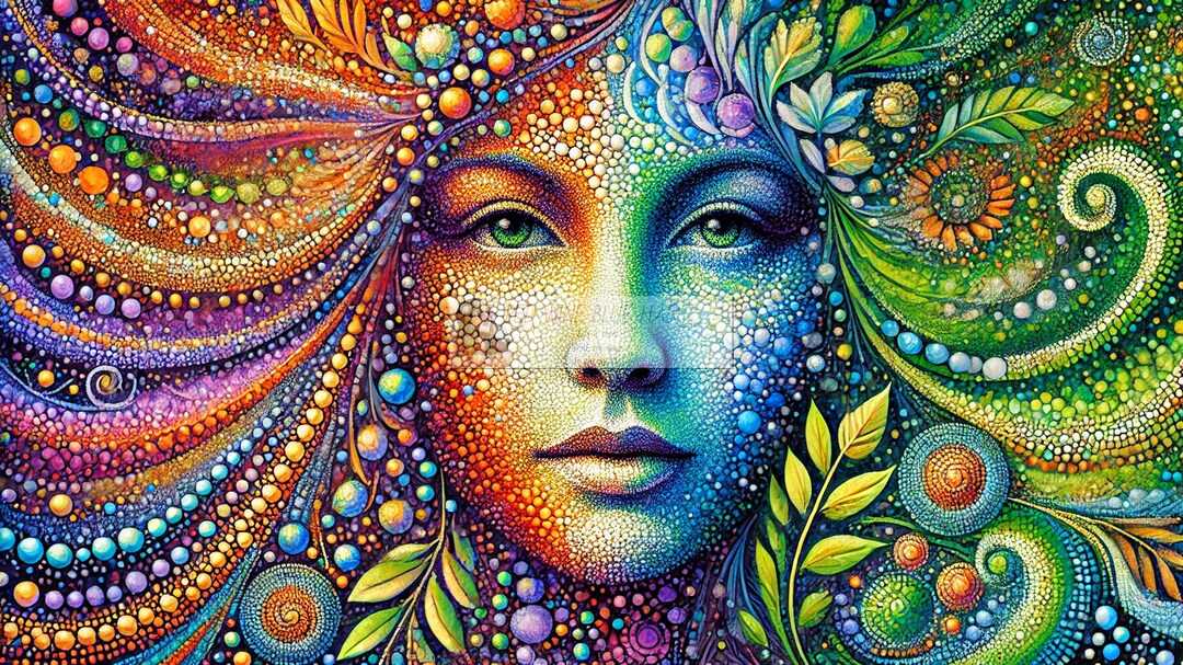 MOTHER EARTH- Faces of Gaia *** Instant Download Wall Art and Frametv ...